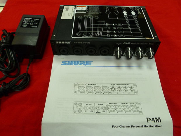 Shure P4M Personal Monitor Mixer | Reverb