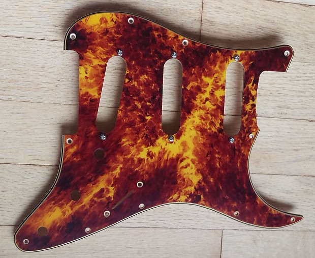 Spitfire Tort Stratocaster Tortoise Shell Pickguard | Reverb UK