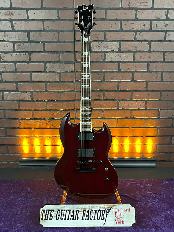 ESP LTD Viper-400 2000's - See Thru Black Cherry - EMG's - | Reverb