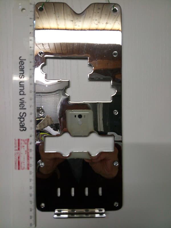 Burns Vintage Parts SCORPION scratchplate Chromed | Reverb