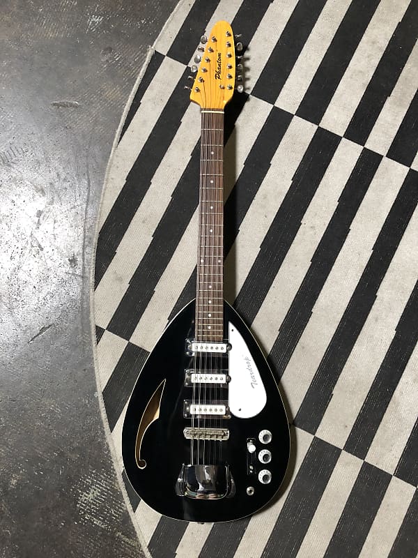 Phantom Teardrop 12 String 1990 Black | Reverb