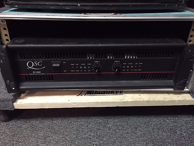 QSC EX 4000 Power Amp, great condition! | Reverb