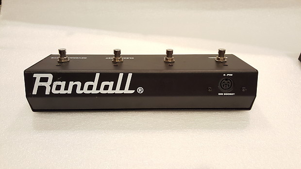 Randall RF4G3 4 Button Footswitch with LED's | Reverb