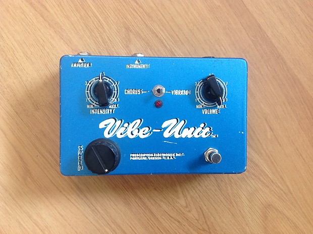 Univibe Prescription Electronics Vibe Unit blue rare pedal - | Reverb