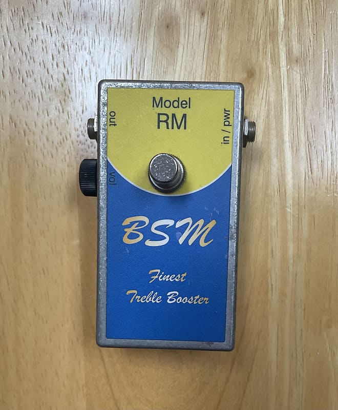 BSM Finest Treble Booster RM 2002 | Reverb
