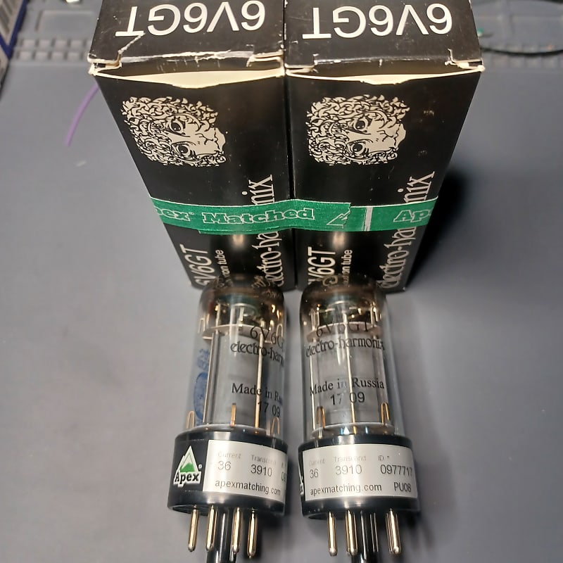 Electro-Harmonix - Matched Pair 6V6 Tubes - 6V6GT x2 | Reverb