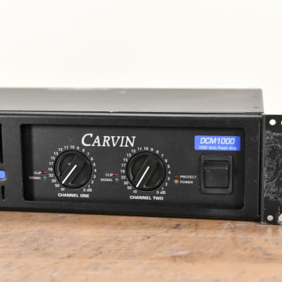Carvin DCM1000 Two-Channel Power Amplifier (church owned) | Reverb
