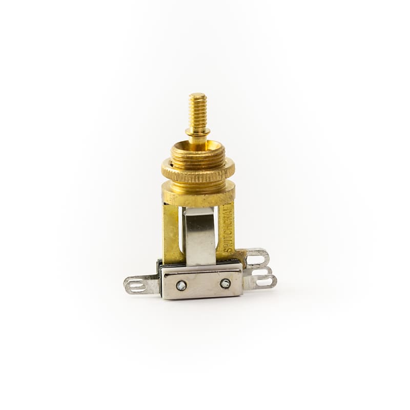 Switchcraft Brass Short Toggle Switch | Reverb