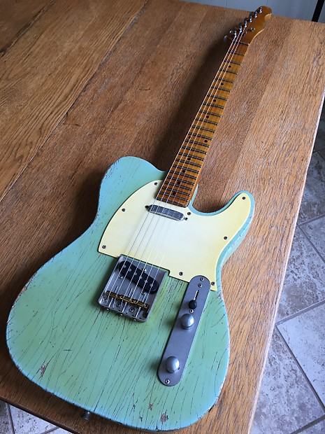 VTT Relics UK Telecaster 2016 Surf Green Heavy Relic | Reverb
