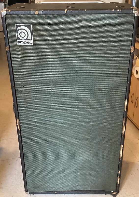 Vintage Ampeg SVT 8x10 1980's cabinet with squareback | Reverb