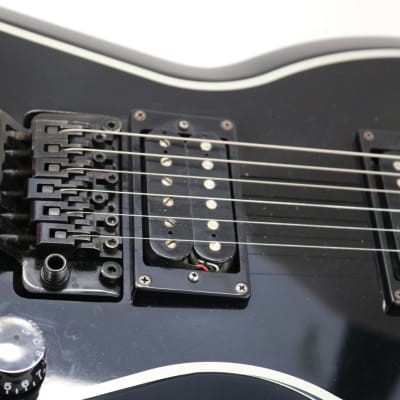 Dean SplitTail Black Electric Guitar, with Floyd Rose & | Reverb
