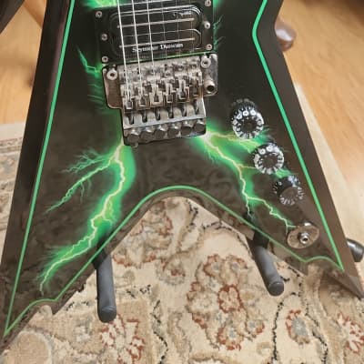 Dean Razorback Rebel Confederate Flag Washburn 333 Dimebag | Reverb