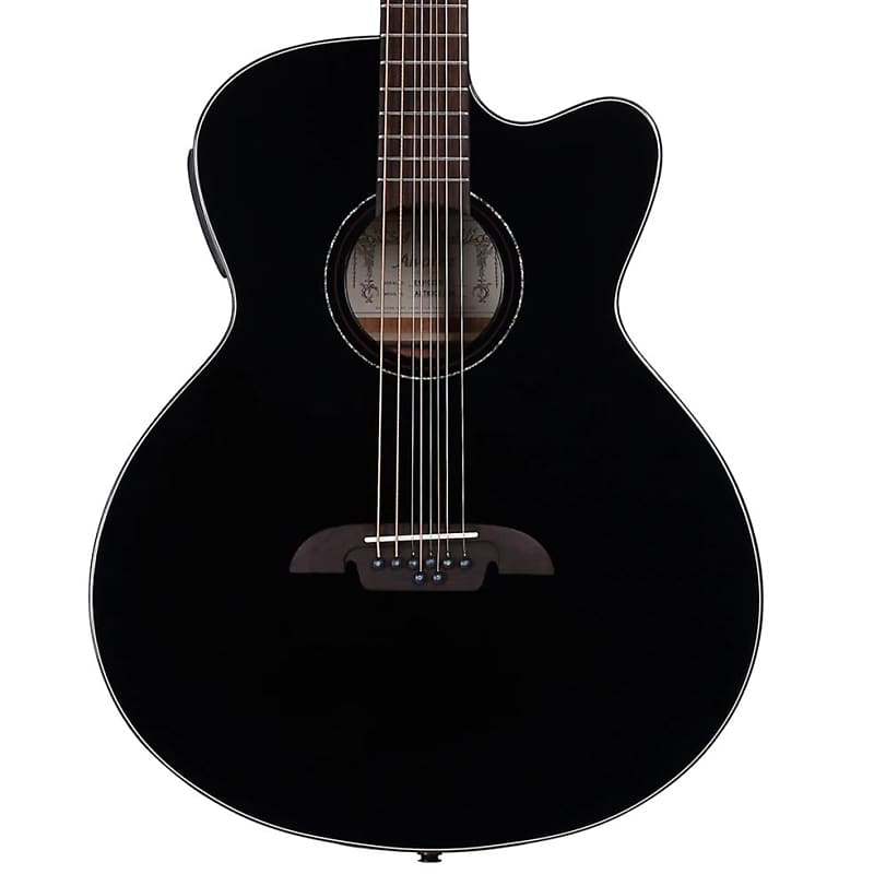 Alvarez ABT60CE-8BK Artist 8-String Baritone Acoustic | Reverb