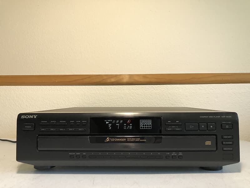 Sony CDP-CE305 CD Changer 5 Compact Disc Player HiFi Stereo | Reverb