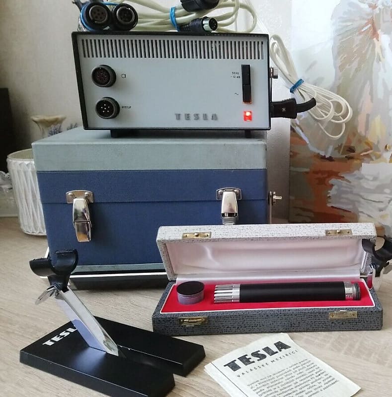 Rare Vintage Tube Microphone Tesla AMC 412 | Reverb