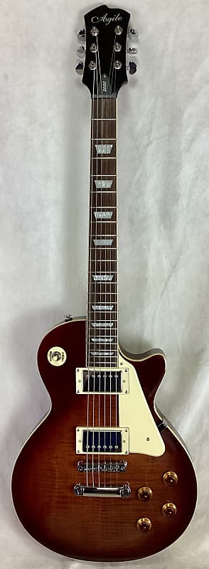 Agile Les Paul copy Wide Neck - Root Beer | Reverb