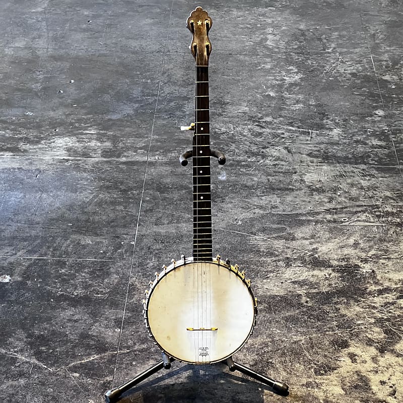 Supertone Ragtime King Openback Banjo 1900’s - Natural | Reverb