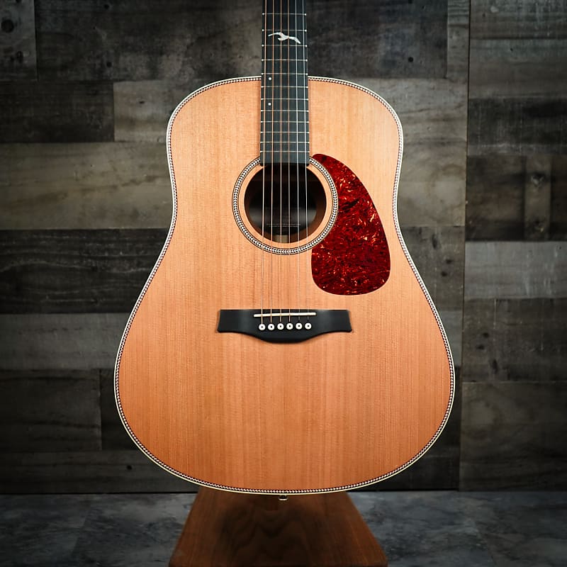 Used Seagull Artist Mosaic Acoustic Guitar w/Case | Reverb