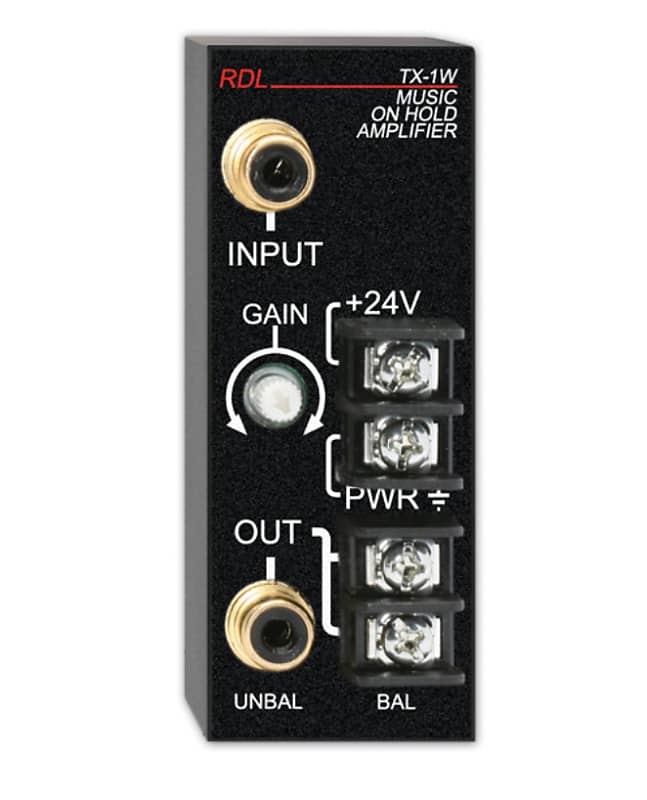 (Mint) RDL TX1W Music on Hold Amplifier, 1W | Reverb