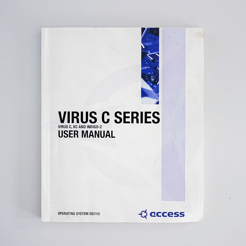 Access Virus C / KC / Indigo Original User Manual | Reverb Australia