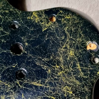 90's Fender HM Stratocaster Guitar Body - Blackstone - Heavy | Reverb
