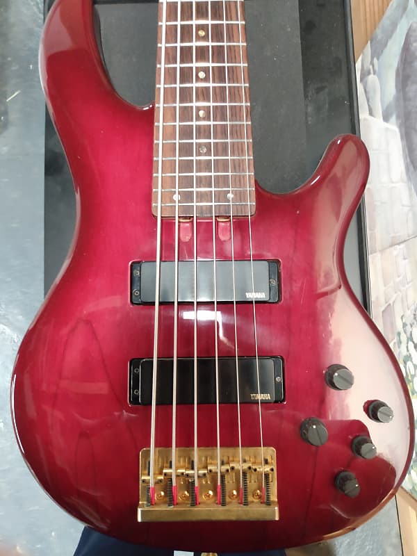 Yamaha TRB-2 6-String Bass 2010s - Transparent Burgandy | Reverb
