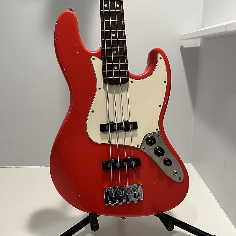 Fender Jazz Bass - Fiesta Red MJT Body | Reverb