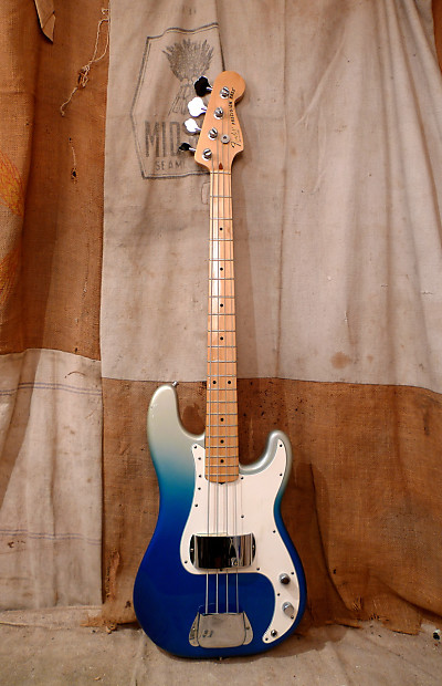 Fender Precision Bass 1981 Stratoburst Blue | Reverb UK