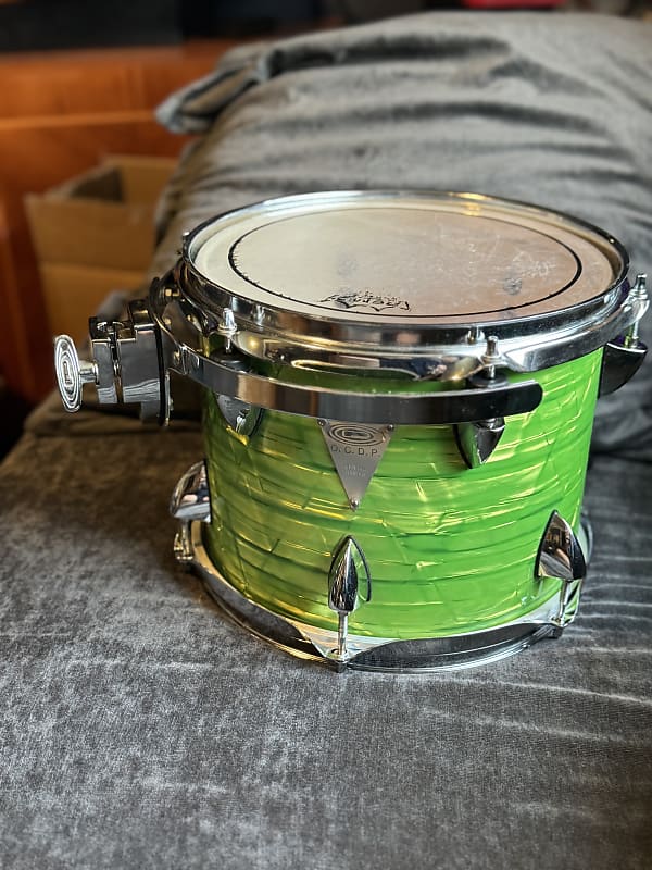 O.C.D.P Venice Series 2010’s 10” Tom - Tiger Stripe Green | Reverb