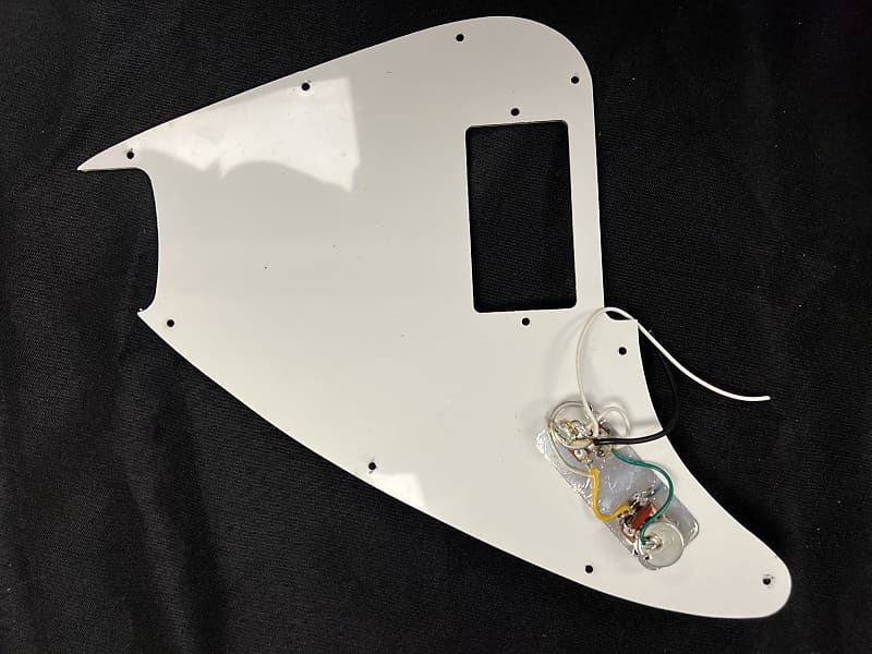 First Act White Pickguard -used- Project | Reverb
