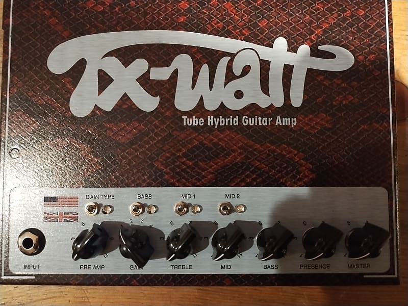 TX-Watt TX-Watt Tube Hybrid Guitar Amp 2021 - Red Snakeskin | Reverb