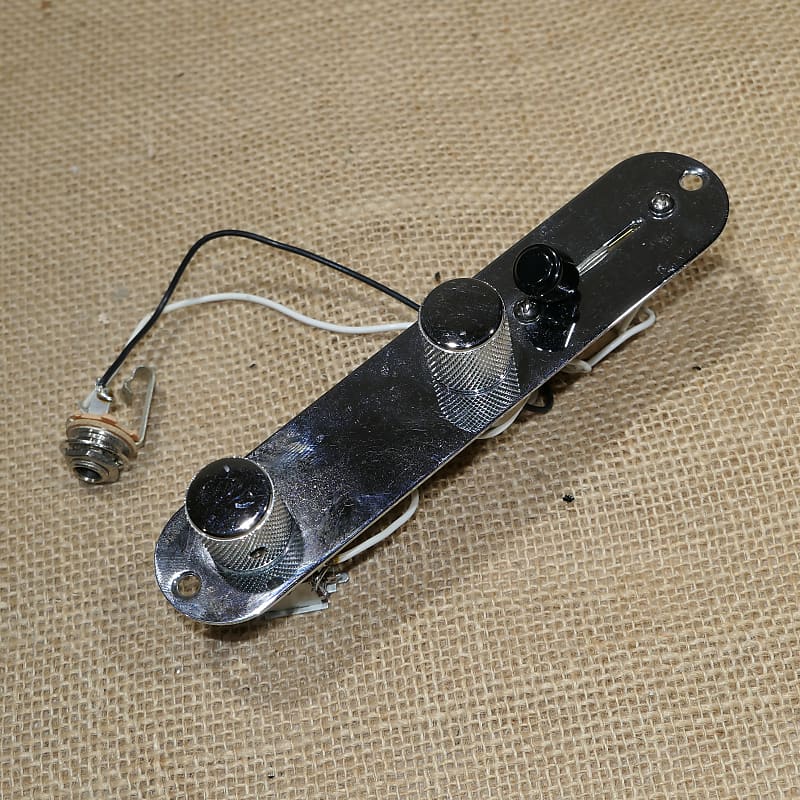 Loaded Control Plate Chrome Fender Telecaster STC Pull Push - | Reverb