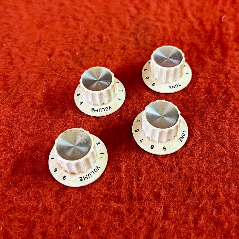 Guild/ Supro Volume/ tone knob set 1950’s - Cream Harmony | Reverb