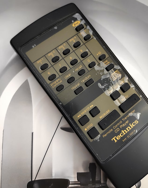Technics RAK-SL3001P CD Remote Control | Reverb