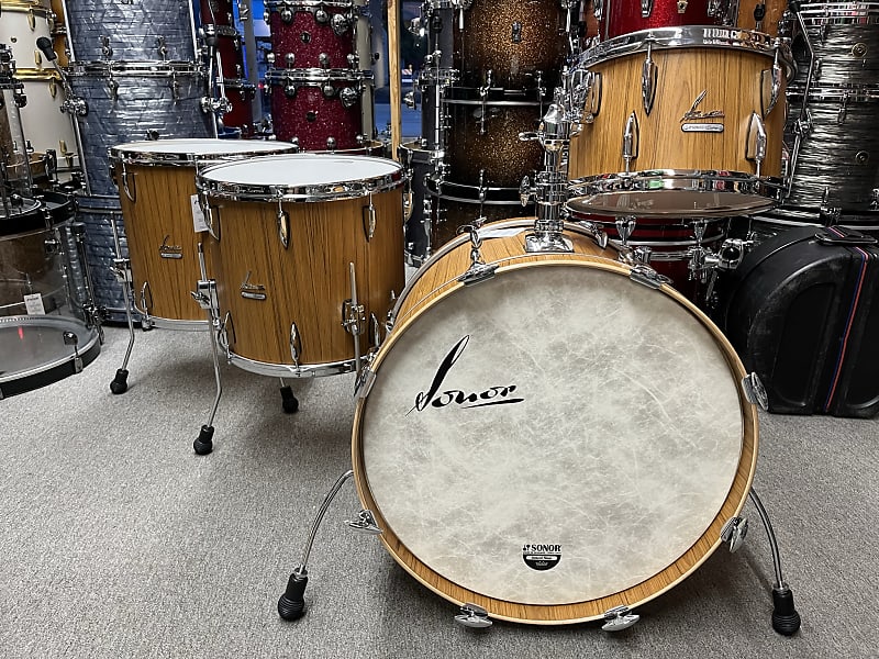 Sonor Vintage Series Teak Wood Drum Set - 22/13/16/18 - Free | Reverb