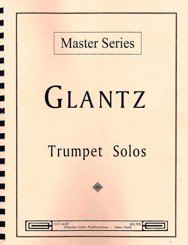 Glantz Trumpet Solos, Master Series, Comb-Bound, Charles | Reverb