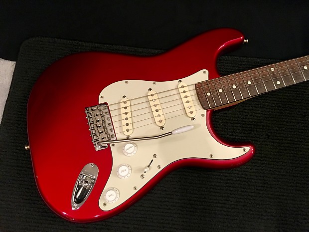 ESP Stratocaster late 80's Candy Apple Red | Reverb