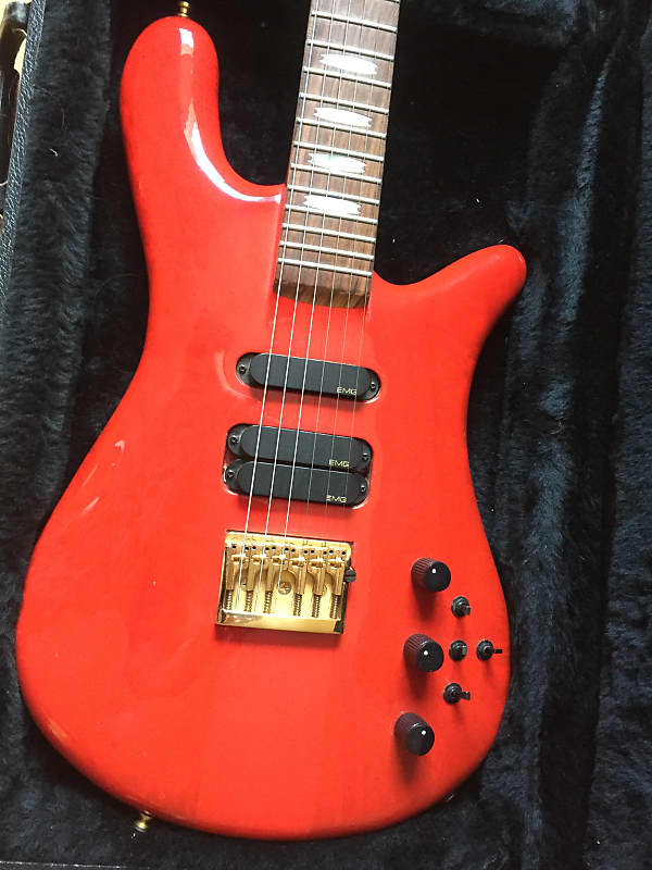 Spector NS-6 Guitar 1987 - Kramer Era Transparent Red | Reverb