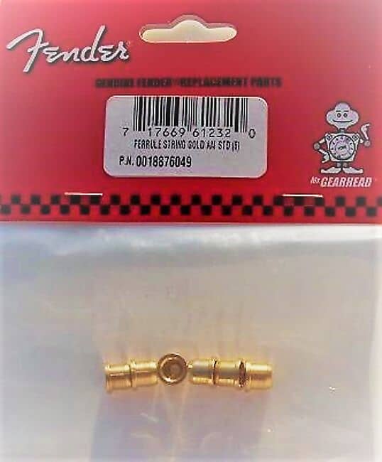 New 6 Ferrules Fender TELECASTER - Gold - 0018876049 for | Reverb