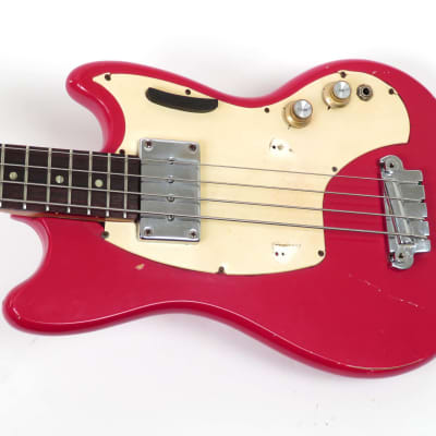 1968 Kalamazoo Gibson KB-1 Bass - Red - EB0 Pickup | Reverb