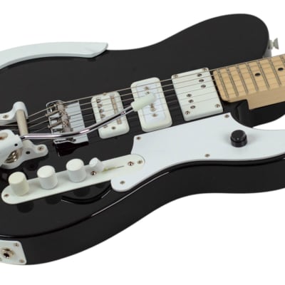 New Fender Jack White Triplecaster Telecaster Black w/Custom | Reverb