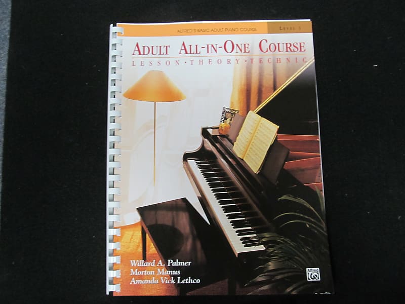 Alfred Music Adult All-In-One Piano Course Level 1 Lesson | Reverb