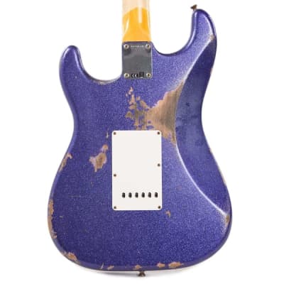 Custom 3PC Alder Strat Body - Purple Sparkle | Reverb UK