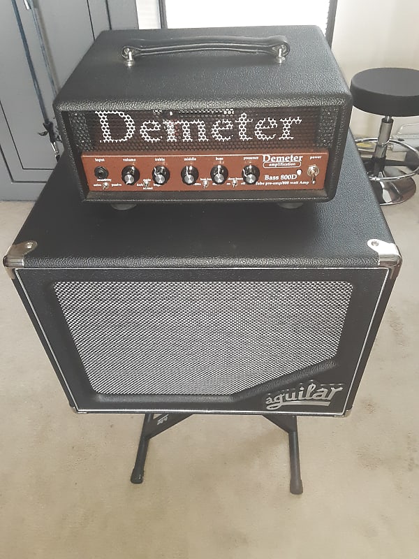 Demeter VTB-800D Bass Amp with Tube Preamp- Black Tolex & | Reverb