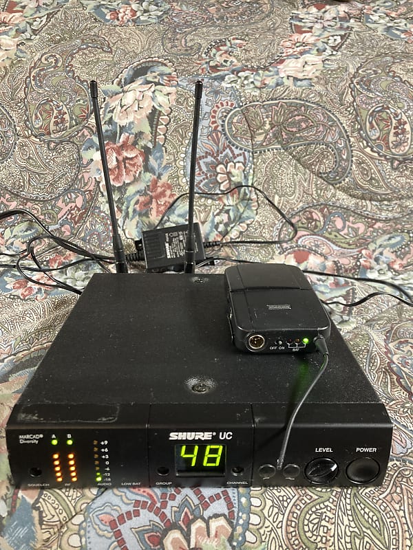 Shure UC4-UB 692-716 and Mhz UC1-UB beltpack | Reverb