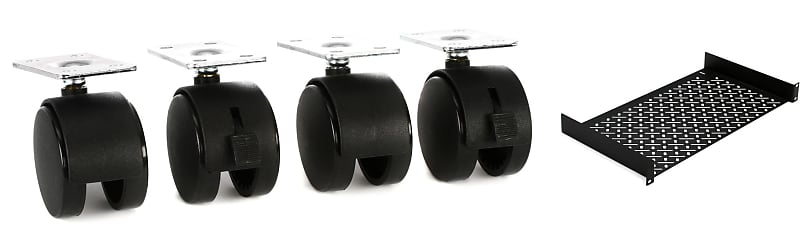 Middle Atlantic Products RKW Caster Kit - 4 Pack Bundle with | Reverb
