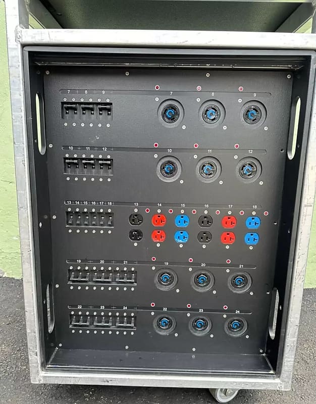 3PH 400A INDU POWER DISTRO (6) 30A L21-30, (6) L6-30A #308 | Reverb