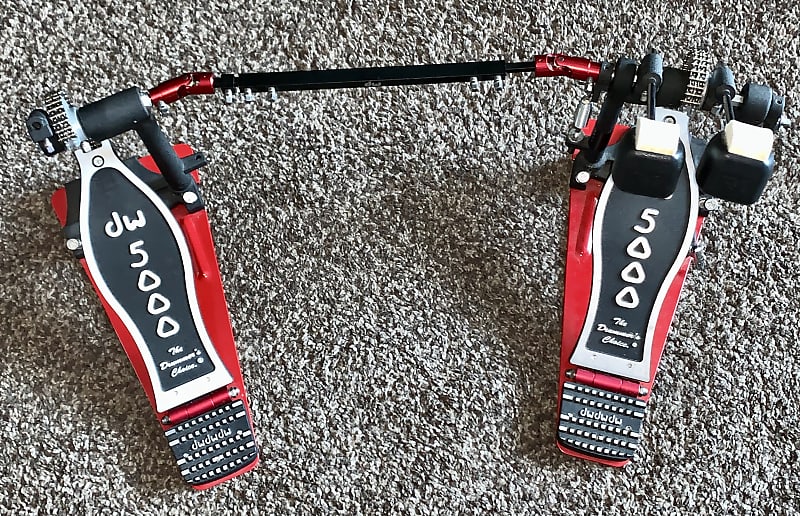 DW 5000 double bass Kick drum pedal pedals made in the usa | Reverb