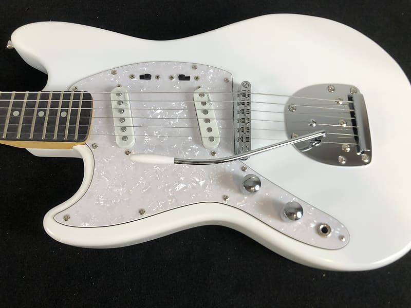 Harley Benton MS-60LH VW Vintage White 2023 Jag-Stang Style | Reverb