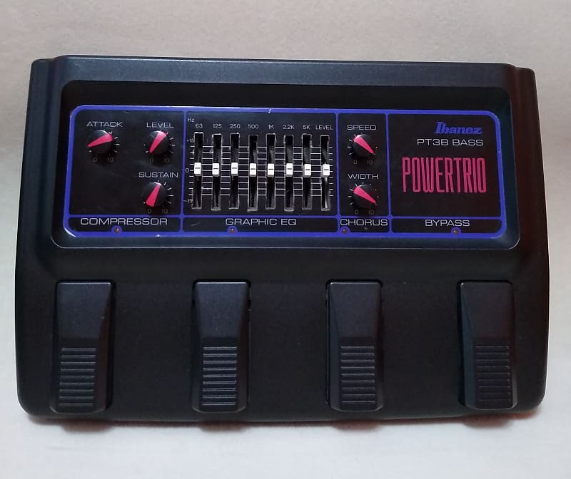 Ibanez PT3B Bass Powertrio effects pedal used | Reverb